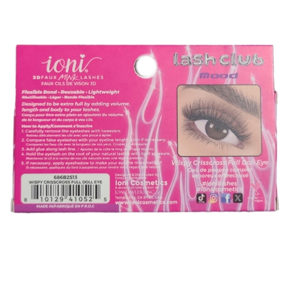 IONI | Makeup | 28 Ioni Wispy Crisscross Full Doll Eye Mood Back To ...